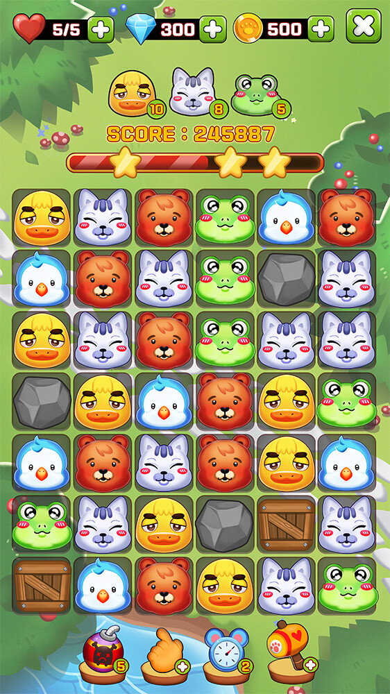 ArtStation - UI_puzzle_game