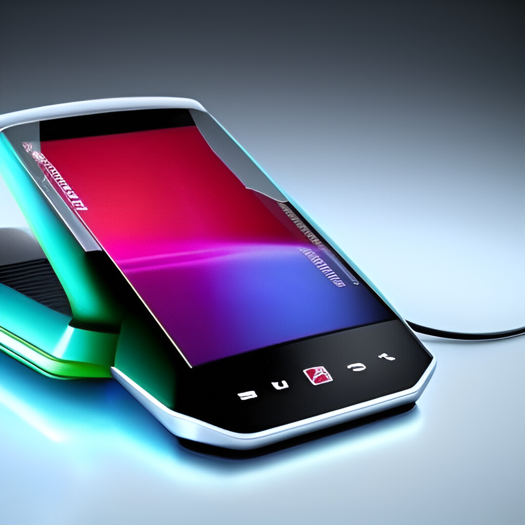 AIstation - Futuristic retro smartphone (2007 year)