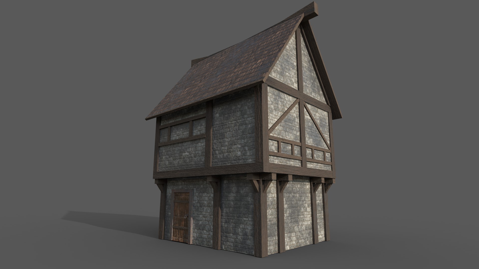ArtStation - Medival House - Game assets