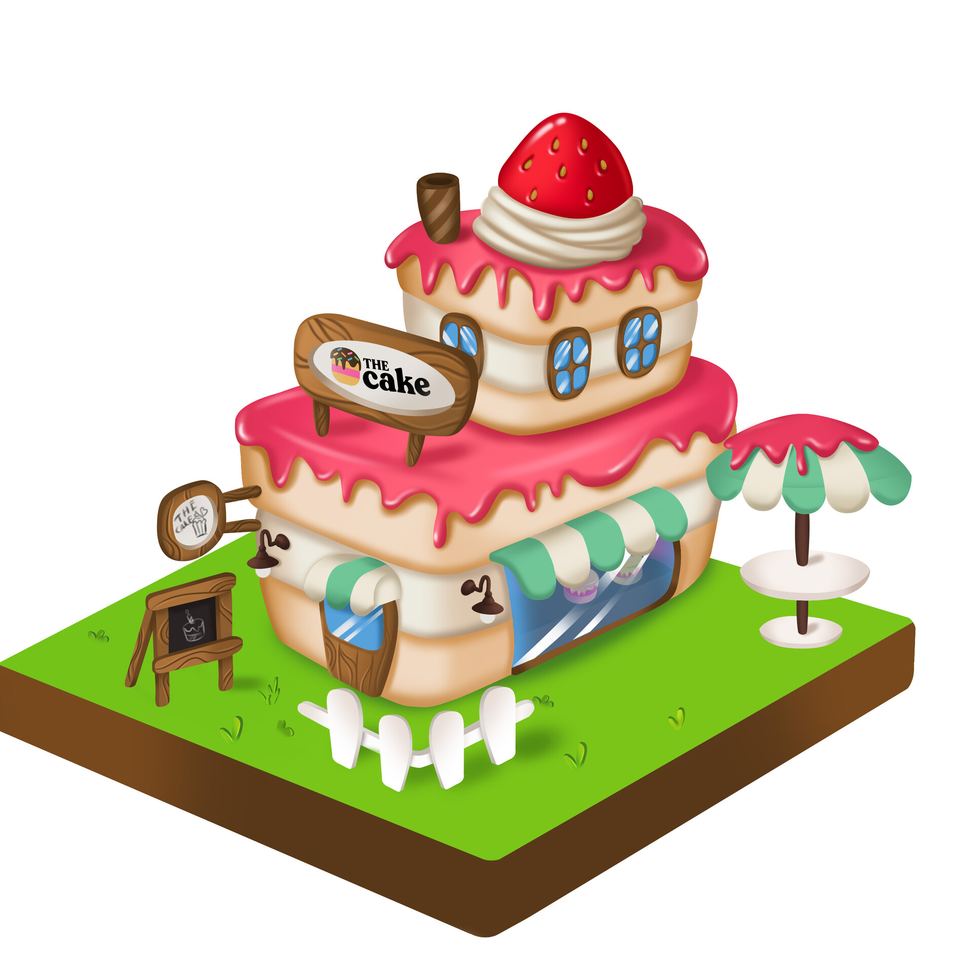 ArtStation - cake house