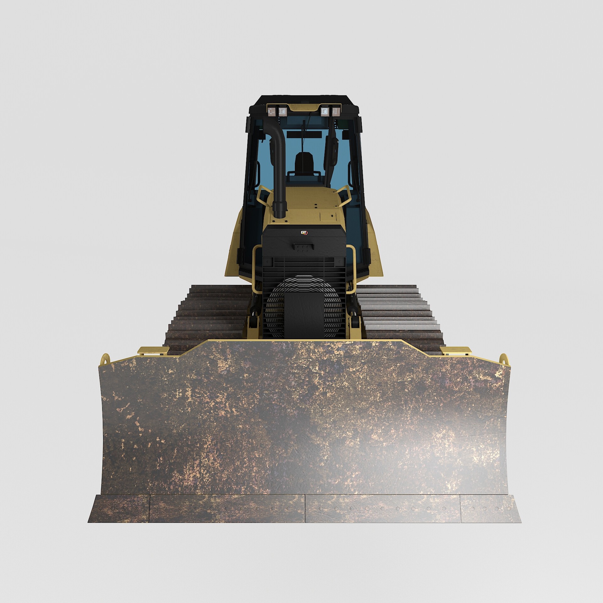 Ivan Velychko - Bulldozer Caterpillar LGP D4 (rust and dirt)