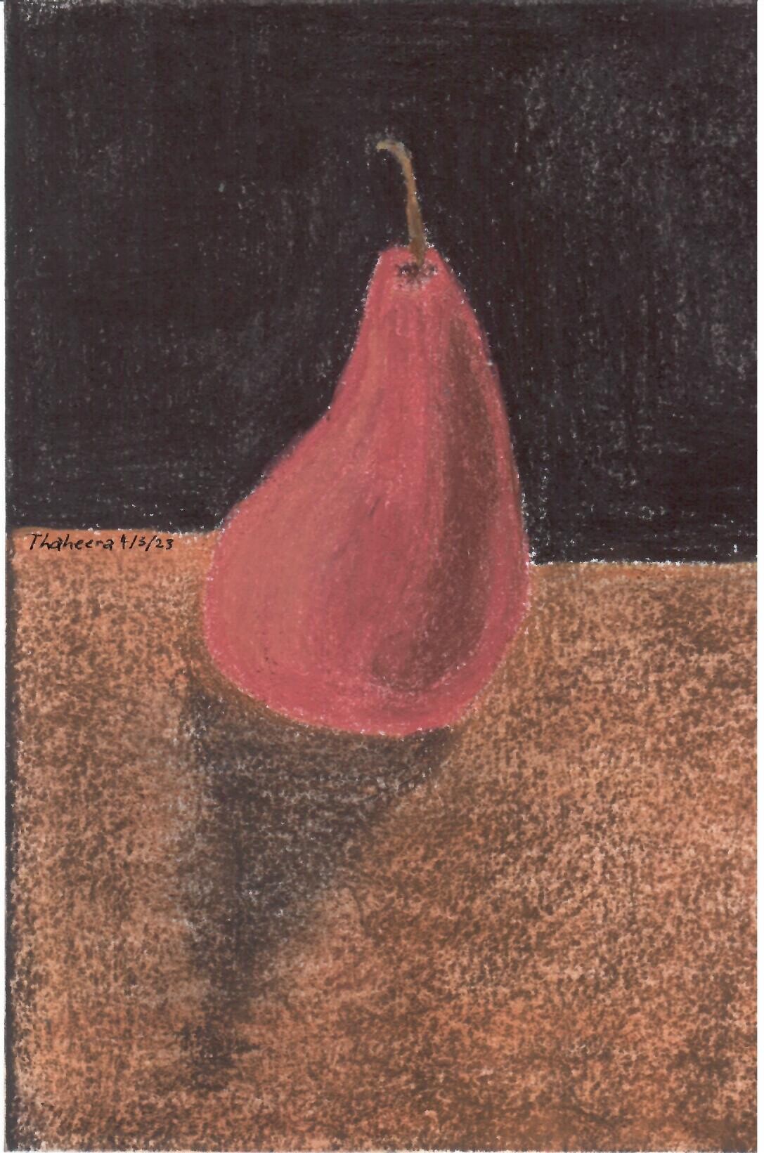 ArtStation - Still Life With Red Pear