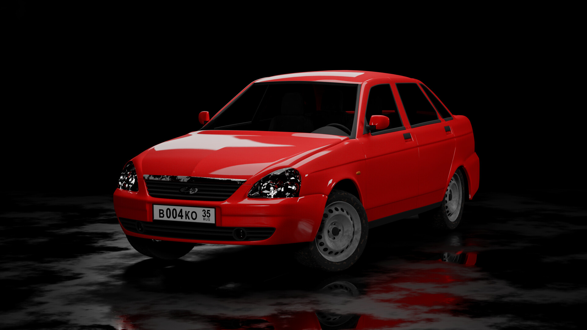 ArtStation - Lada 2170 Priora