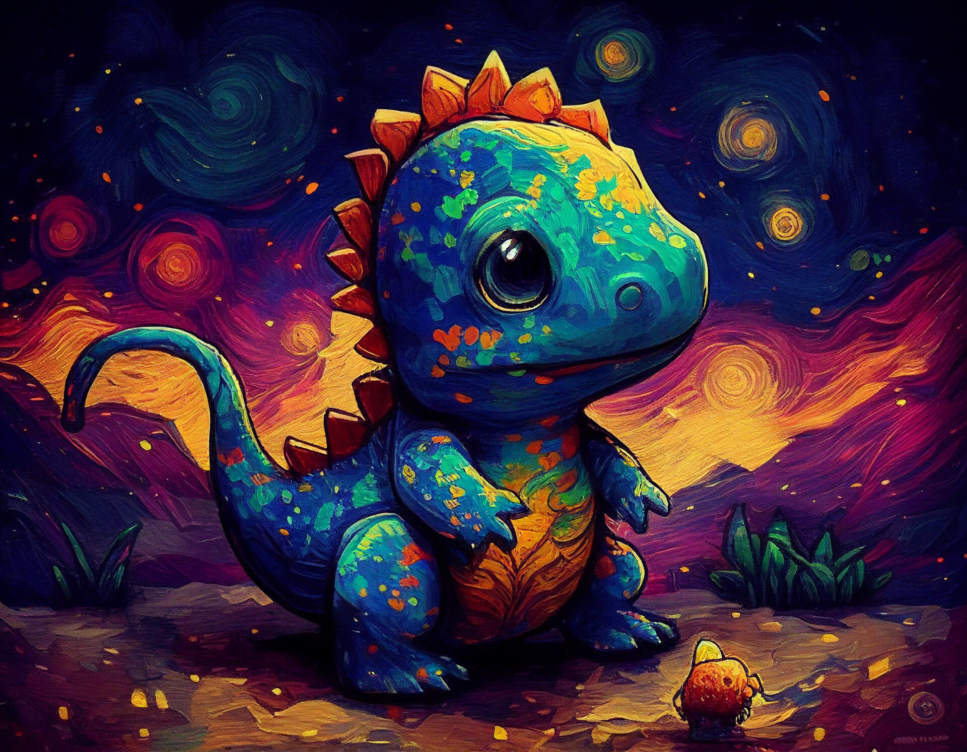 Cute Chibi Dinosaur