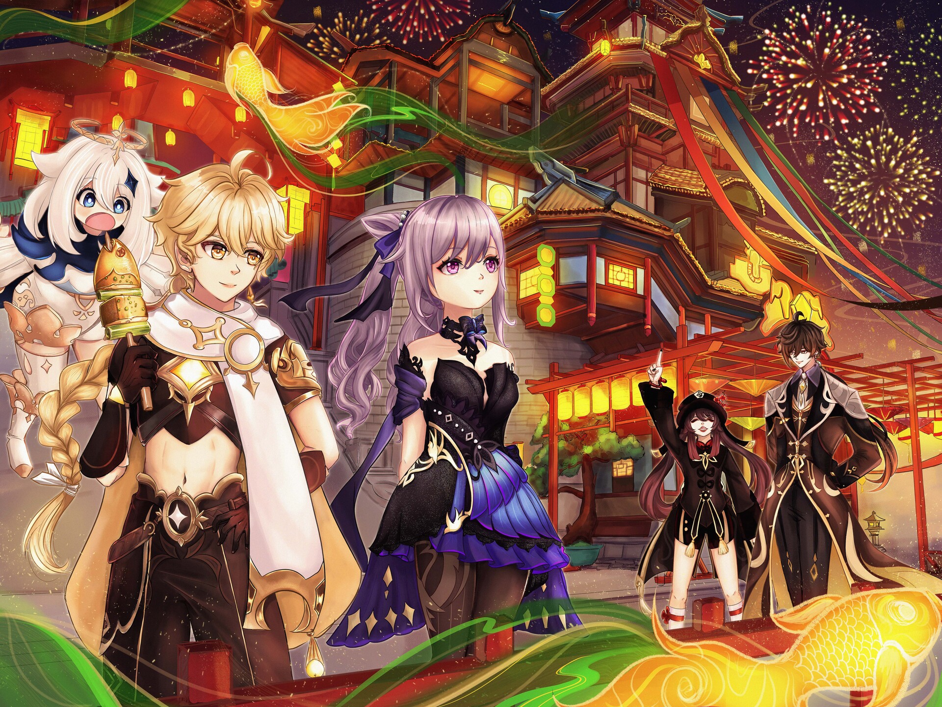 ArtStation - Lantern rite - Genshin impact