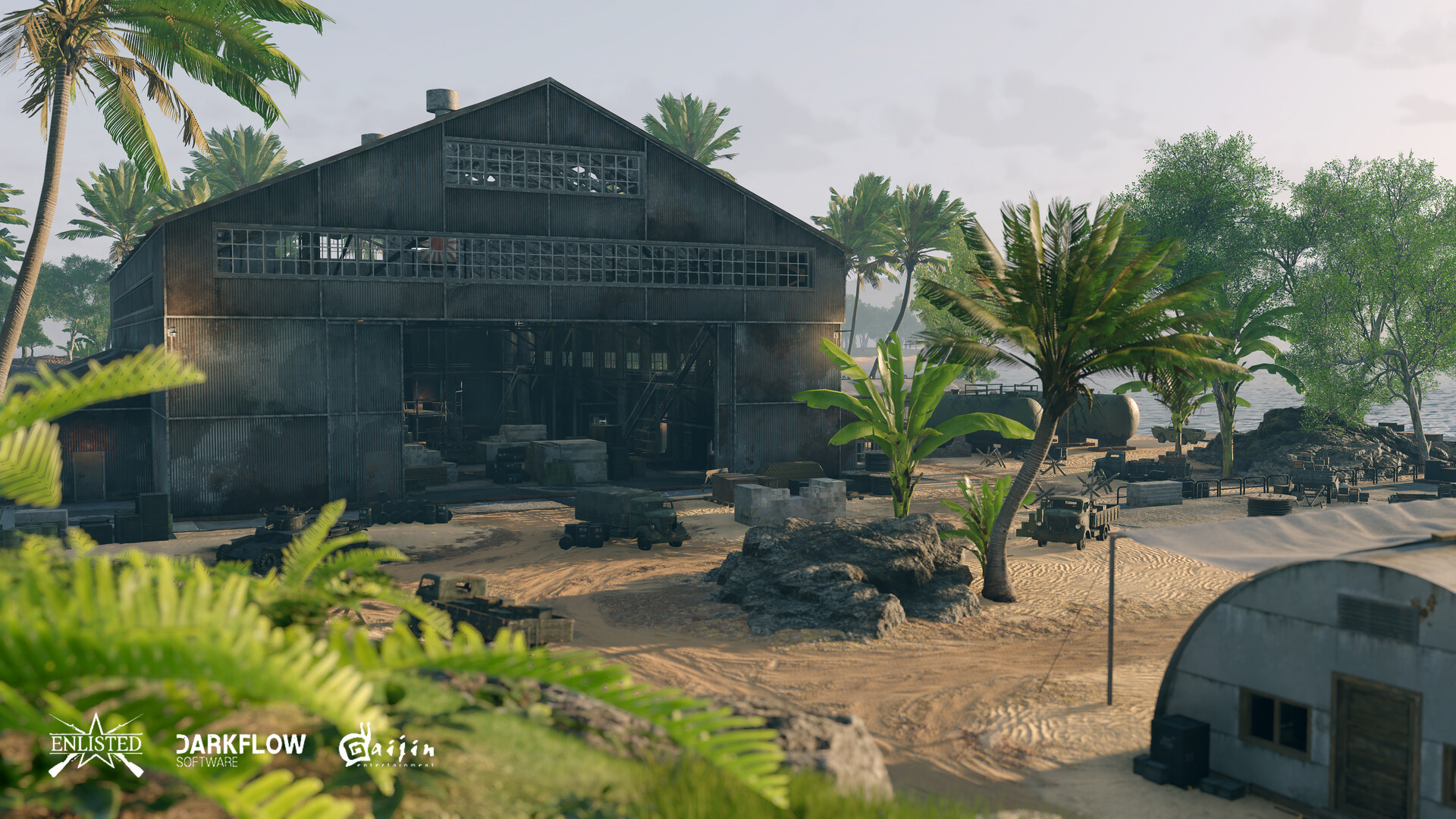 Artem Glazov - Enlisted: Pacific War "Gavutu" location - level art