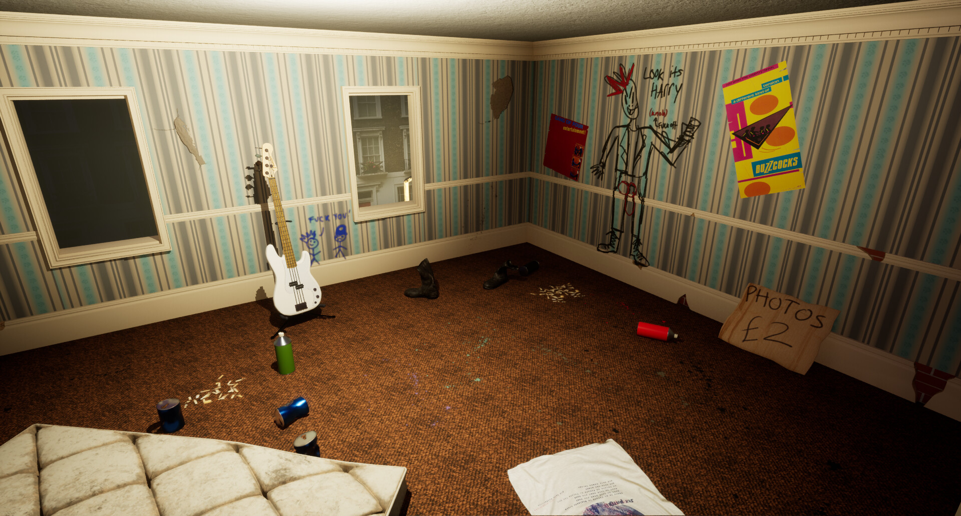 ArtStation - 1970s Punk Squat