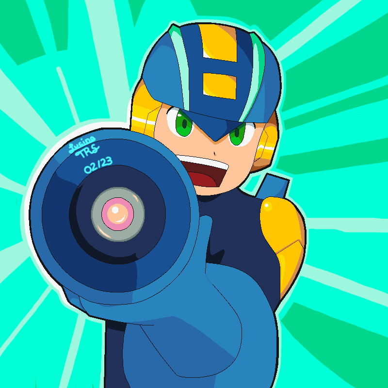 ArtStation - MegaMan.EXE - Battle Chip Challenge Redraw - Feb 19th, 2023