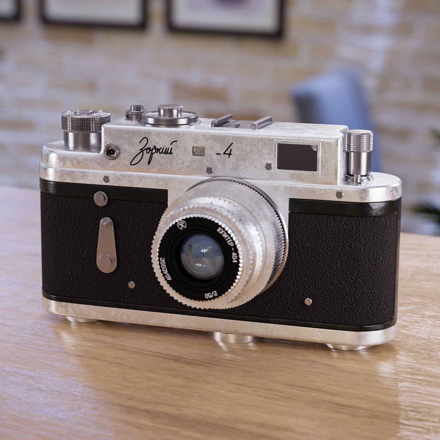 ArtStation - Soviet film camera "Zorki-4"