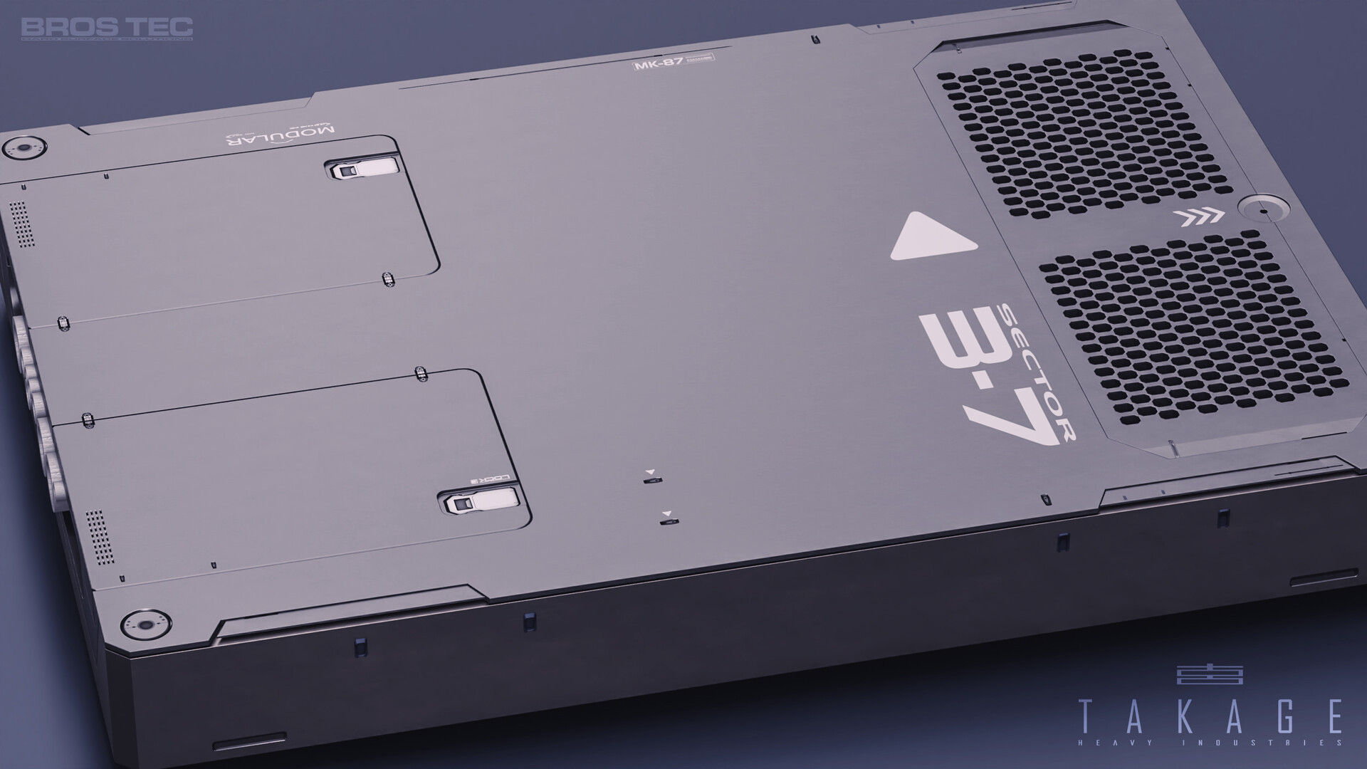 ArtStation - Modular SciFi Floor Panel