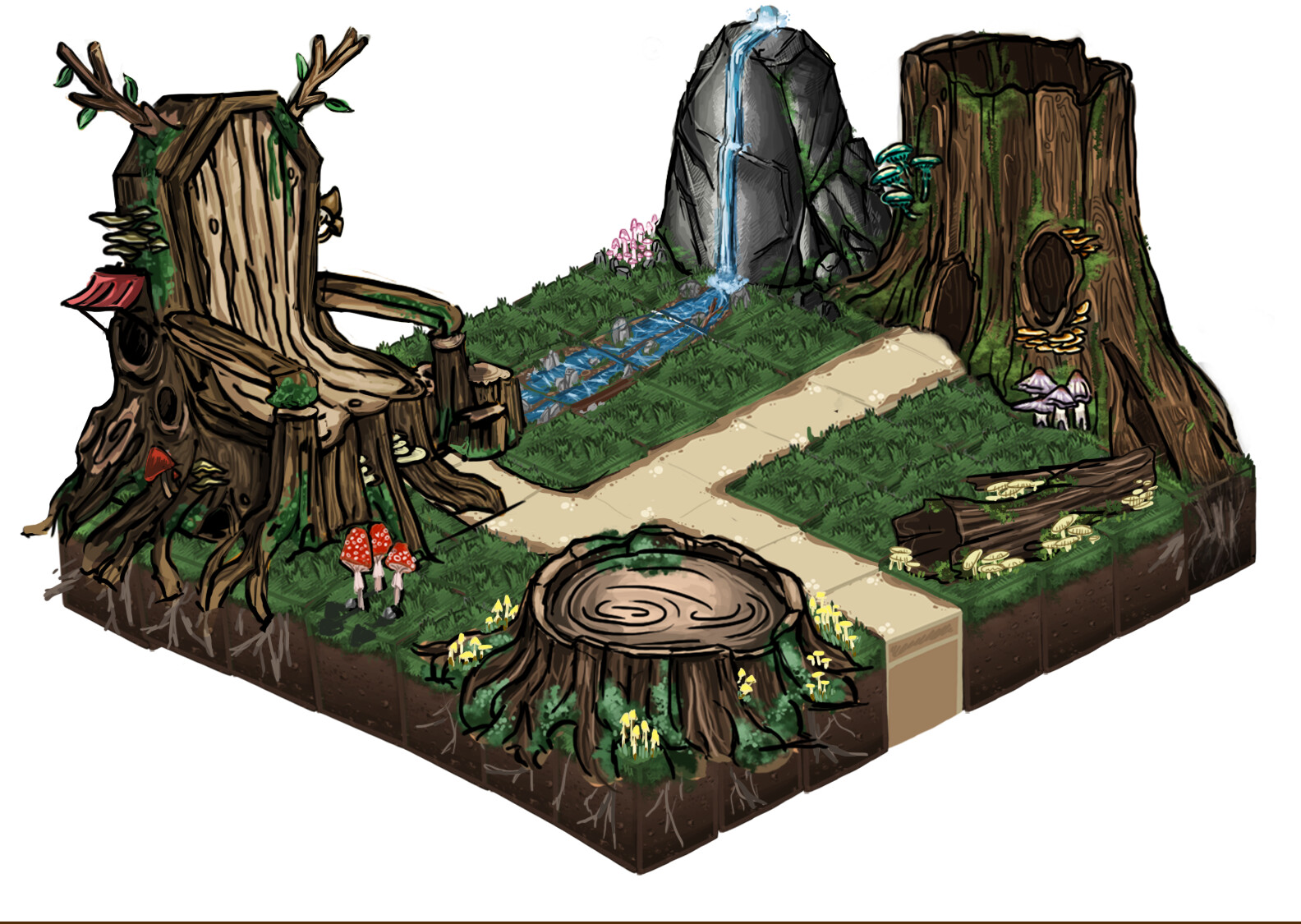 ArtStation - Game Environment layout