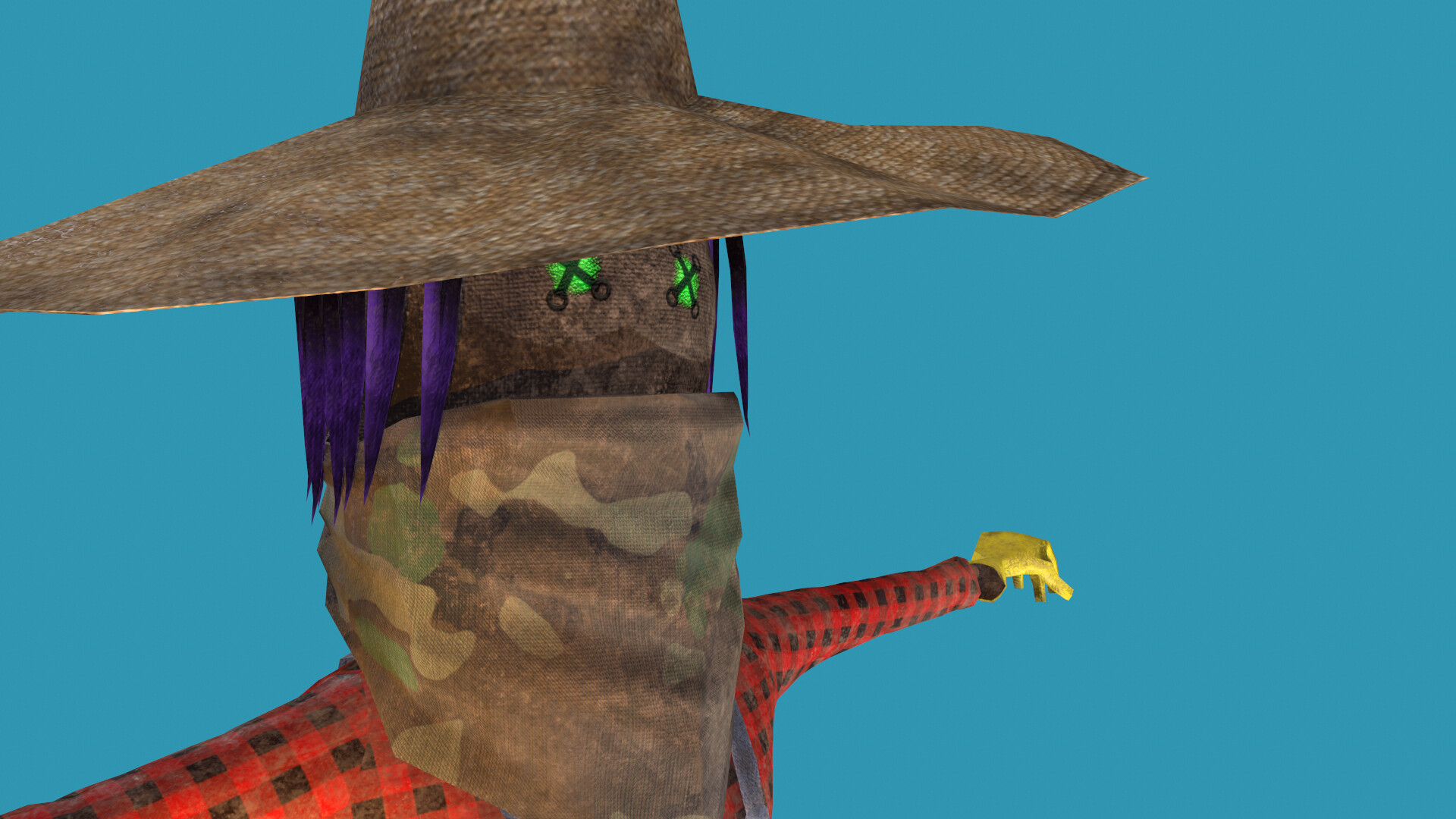 ArtStation - Scarecrow - lowpoly