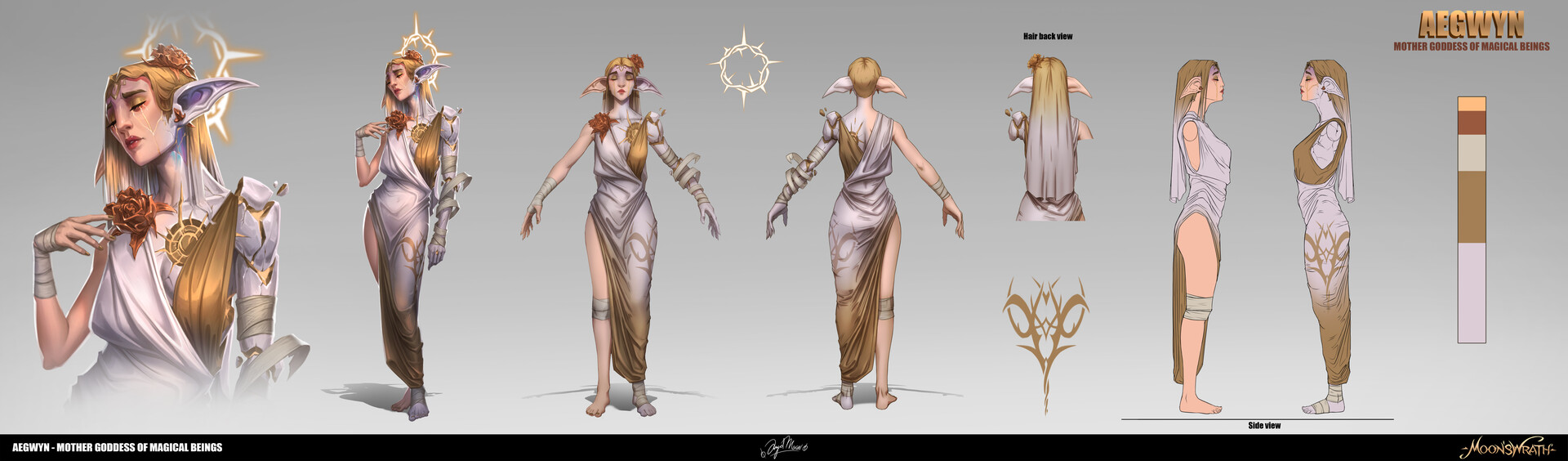ArtStation - Moon'sWrath - Aegwyn Character Sheet