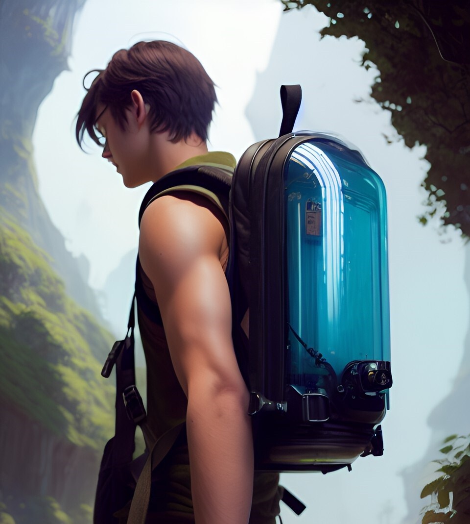 ArtStation - Liquid Backpack.