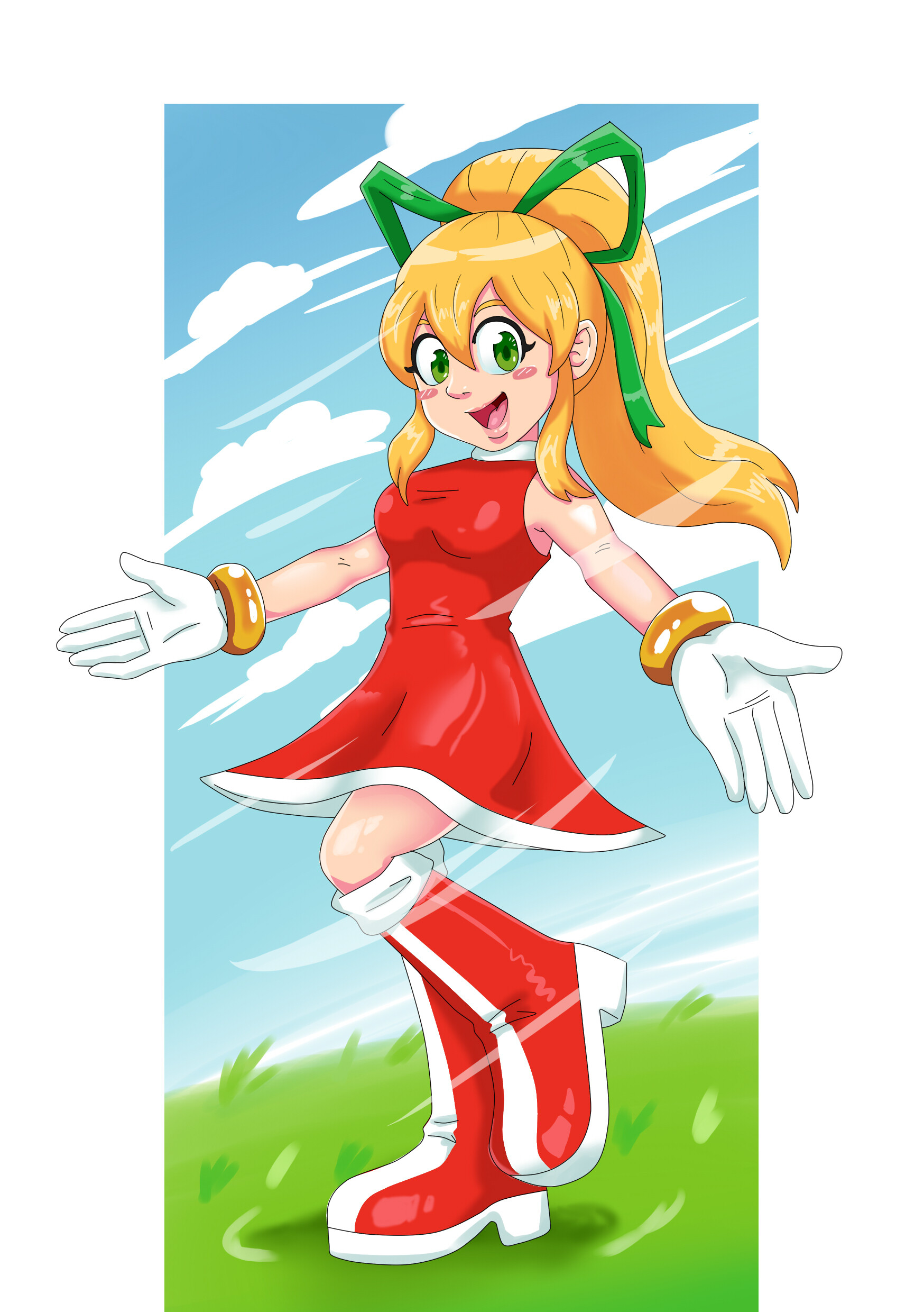 ArtStation - Roll with Amy's dress