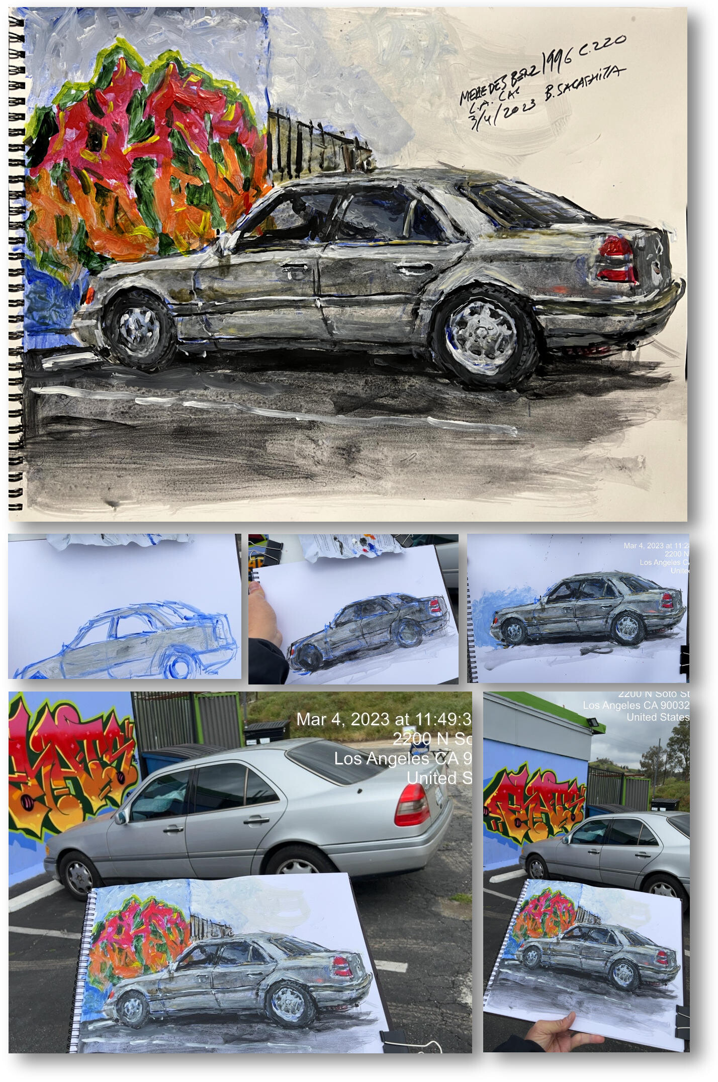 ArtStation - Graffiti Mercedes