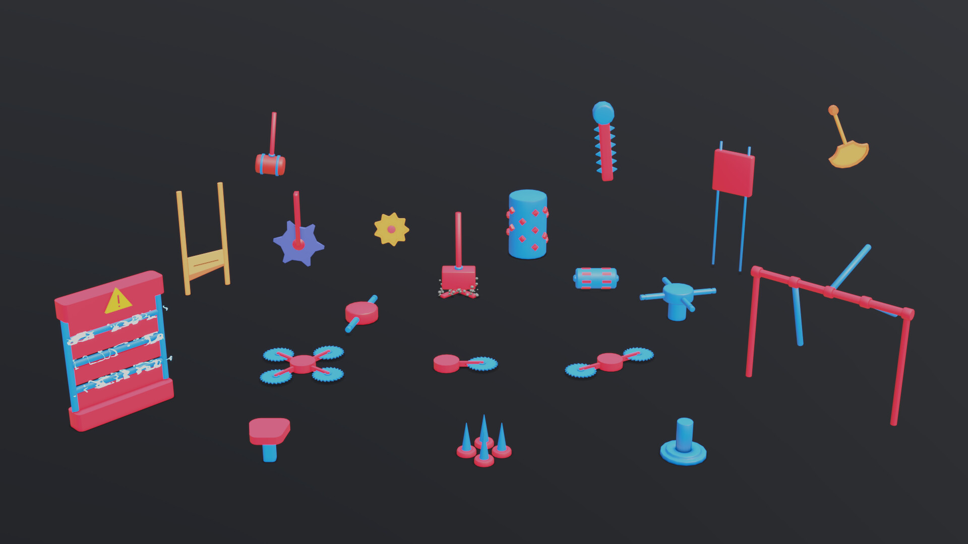 ArtStation - Low Poly - 3D Animated - VFX - Game Assets Preview