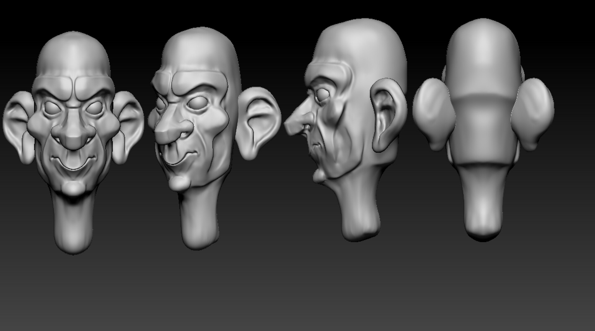 ArtStation - Cartoon Head Model