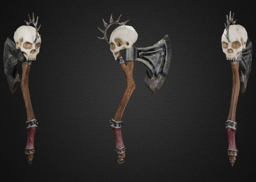 ArtStation - Skull Axe