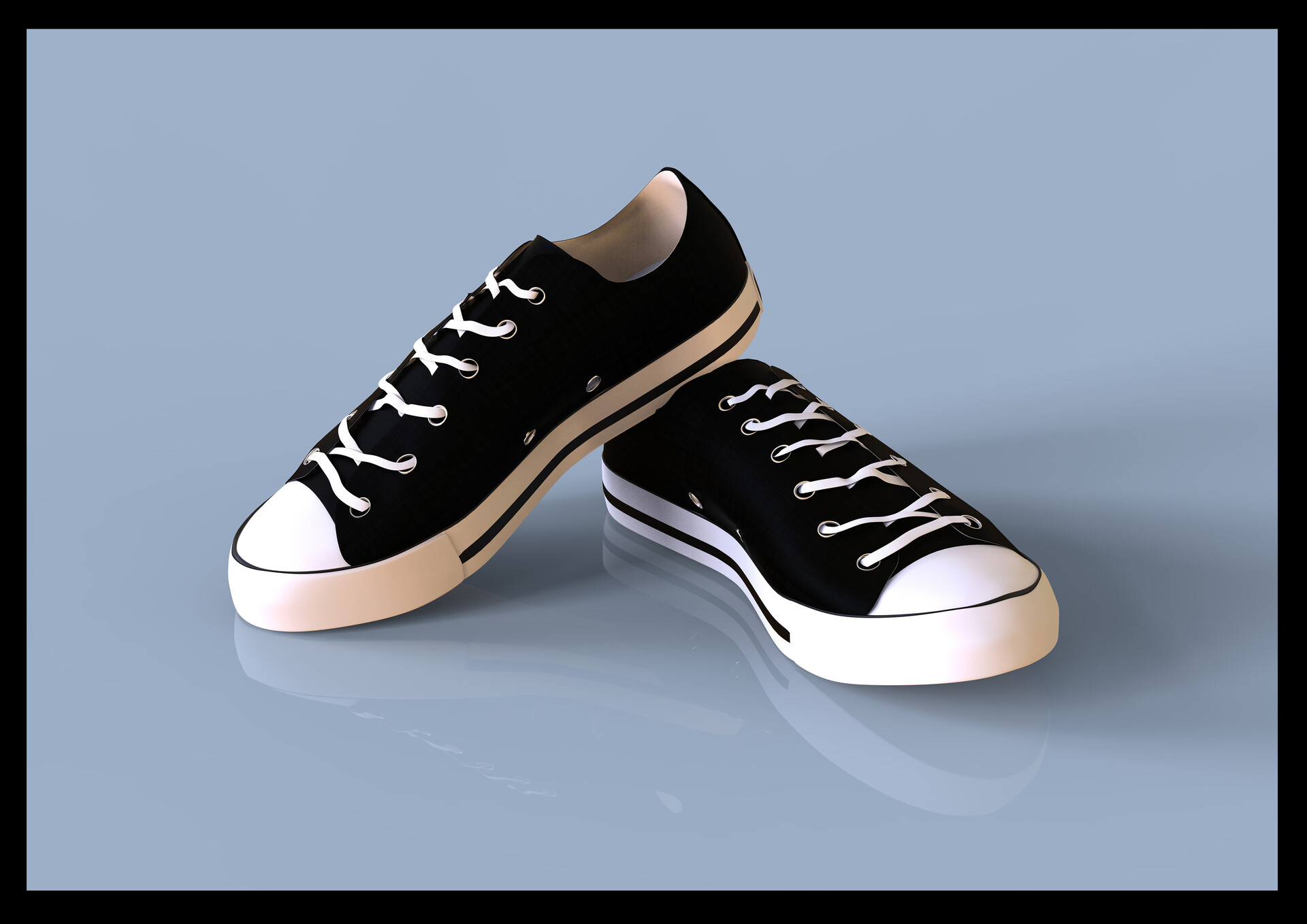 ArtStation - 3d Converse shoes design