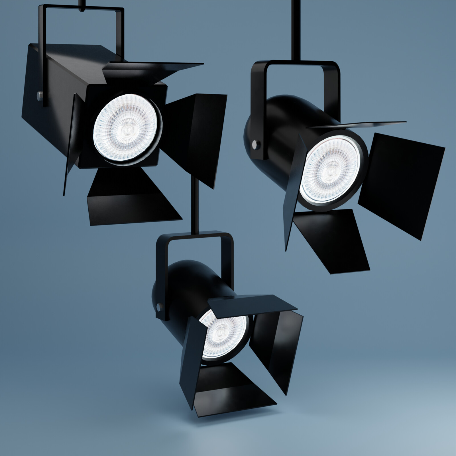 Anit Pednekar - Low Poly Spot Lights