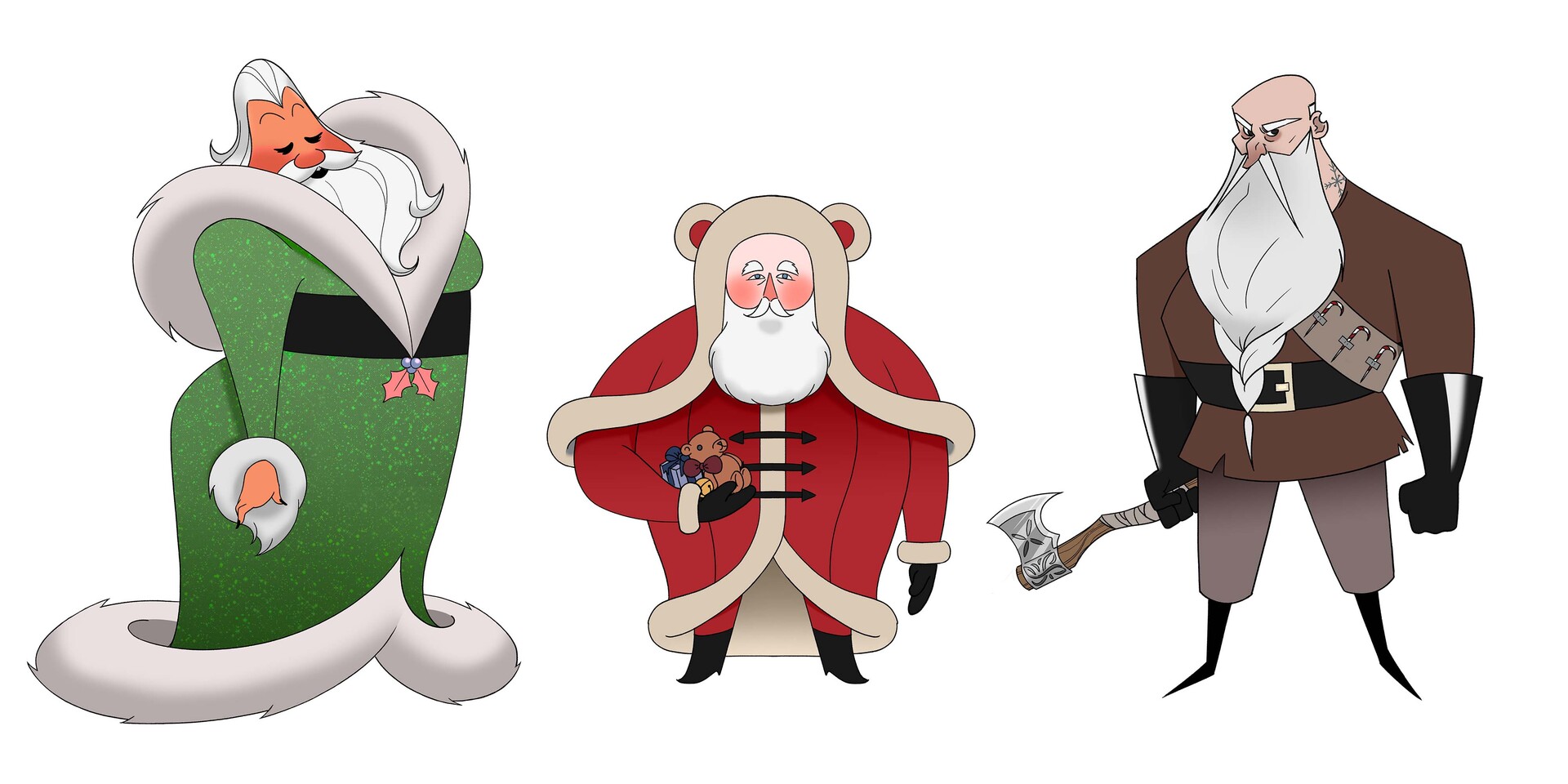 ArtStation - Santa Character Concepts