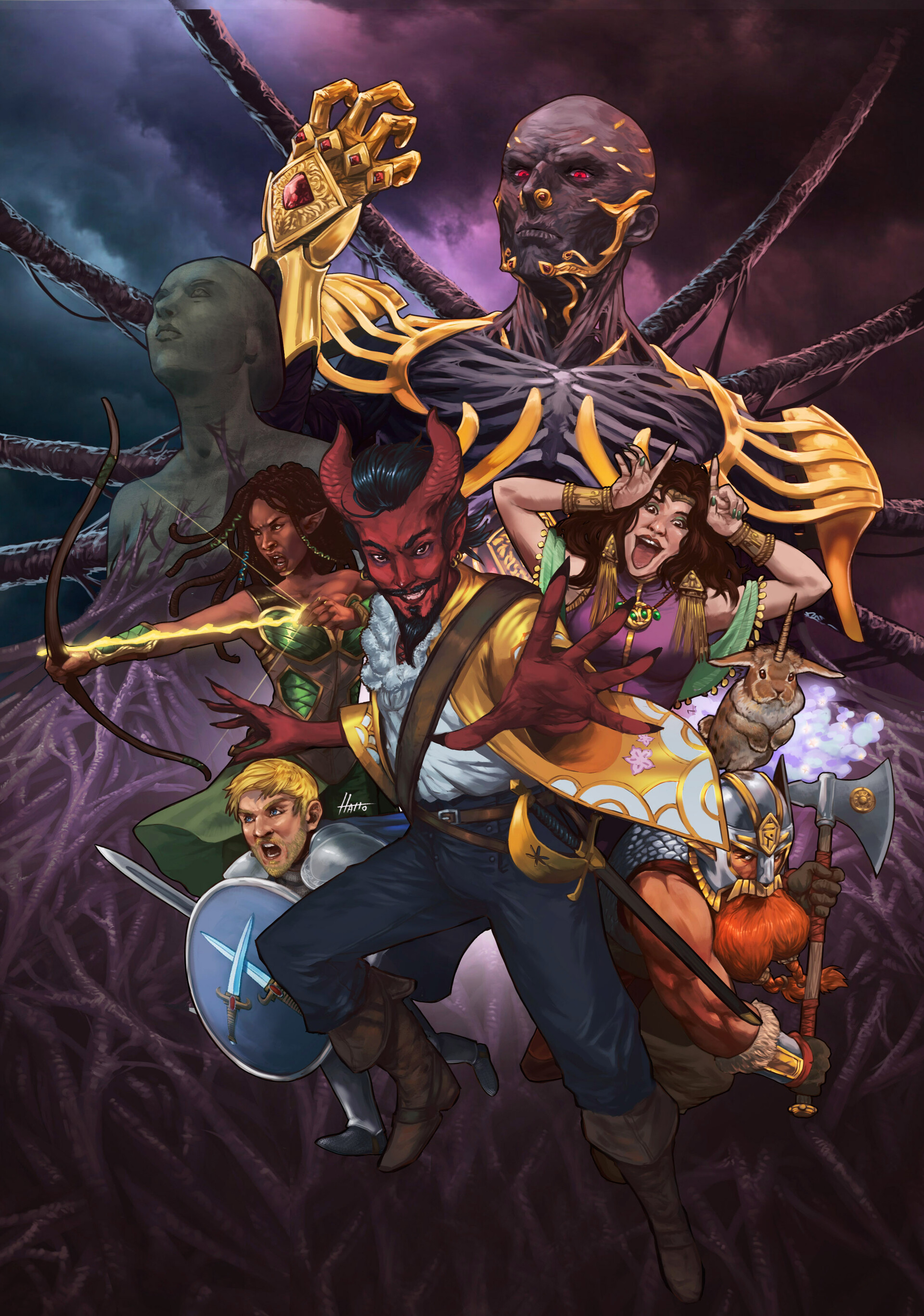 ArtStation - Tabletop Roleplay Poster - Stranger Things inspired