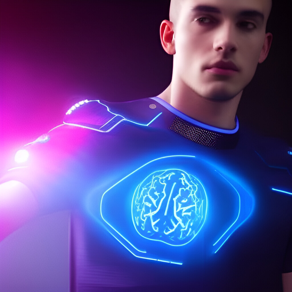 ArtStation - Futuristic clothes (Futuristic brain-computer interface)