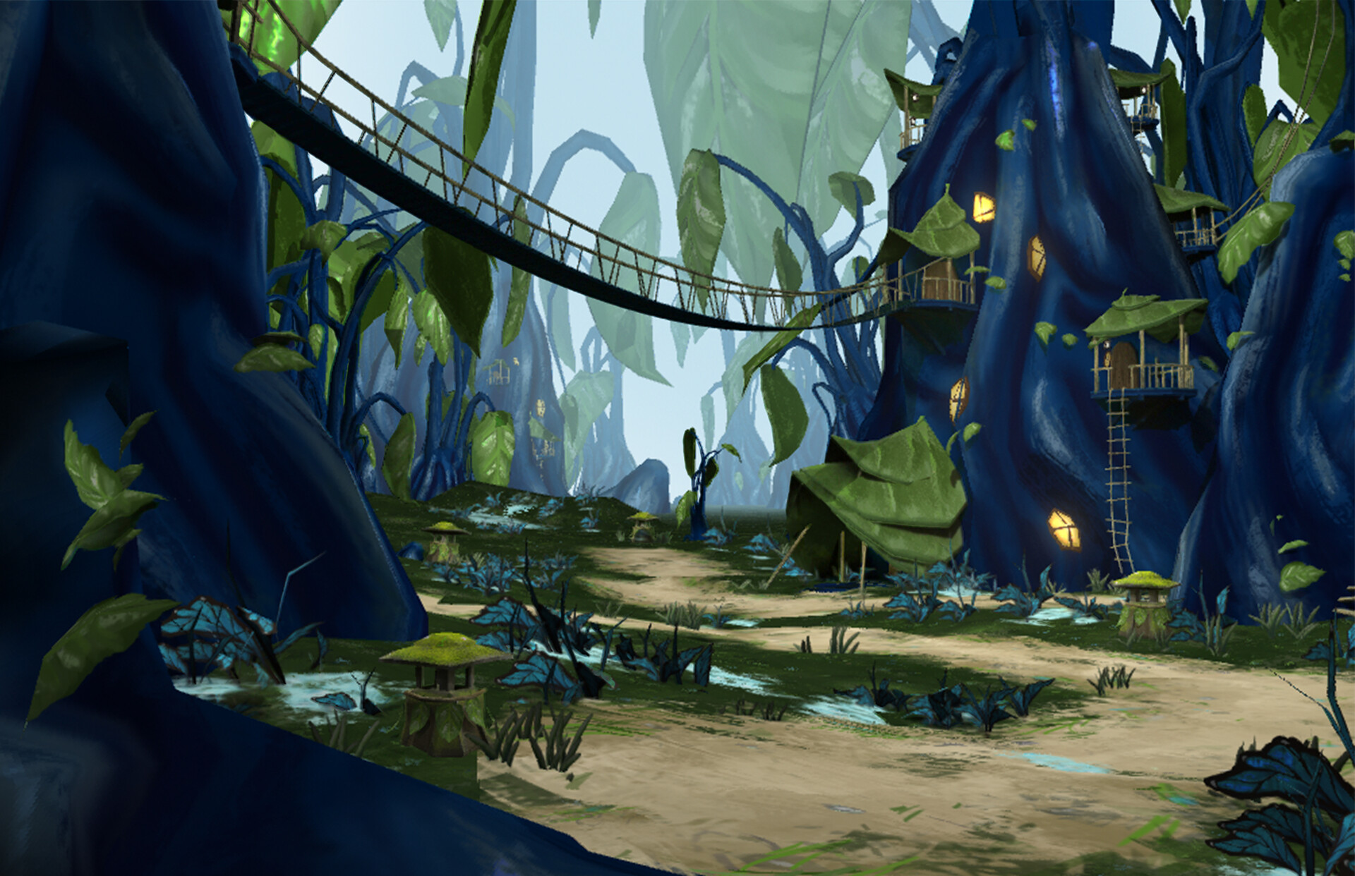 ArtStation - Mystic Forest - Drifting Gardens Environment