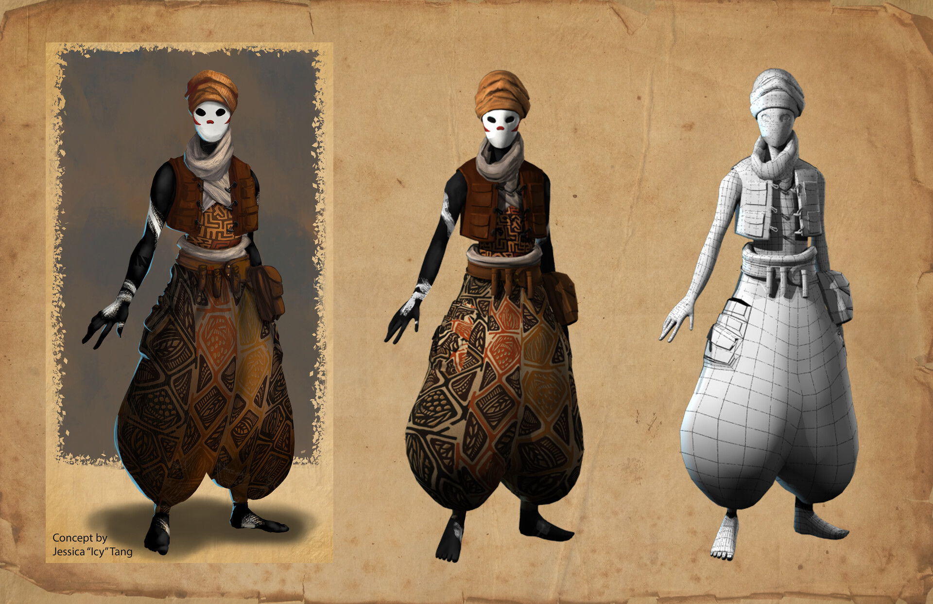 ArtStation - Main Character - Drifting Garden - Character Art