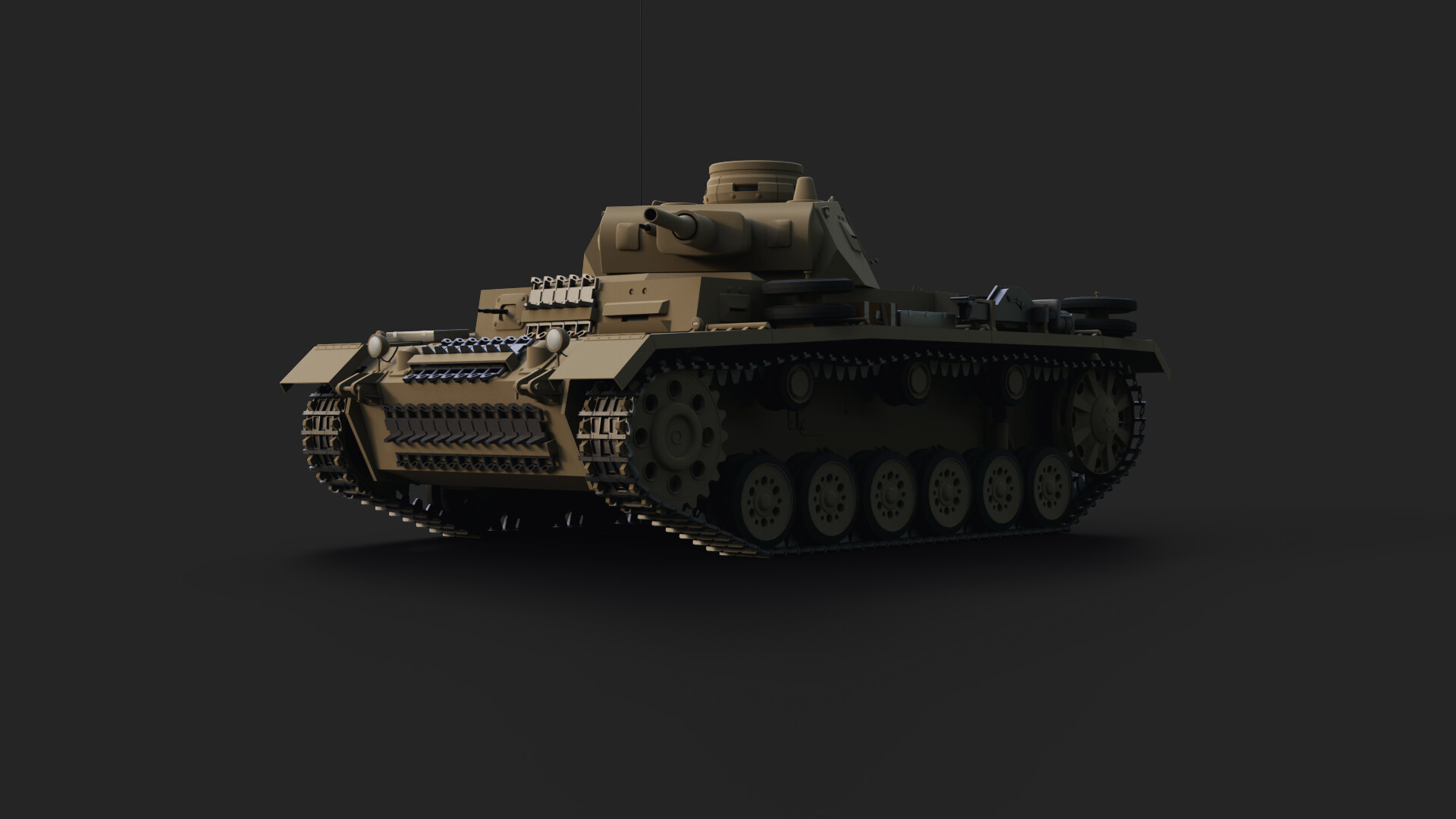 ArtStation - Panzerkampfwagen III Ausf. F