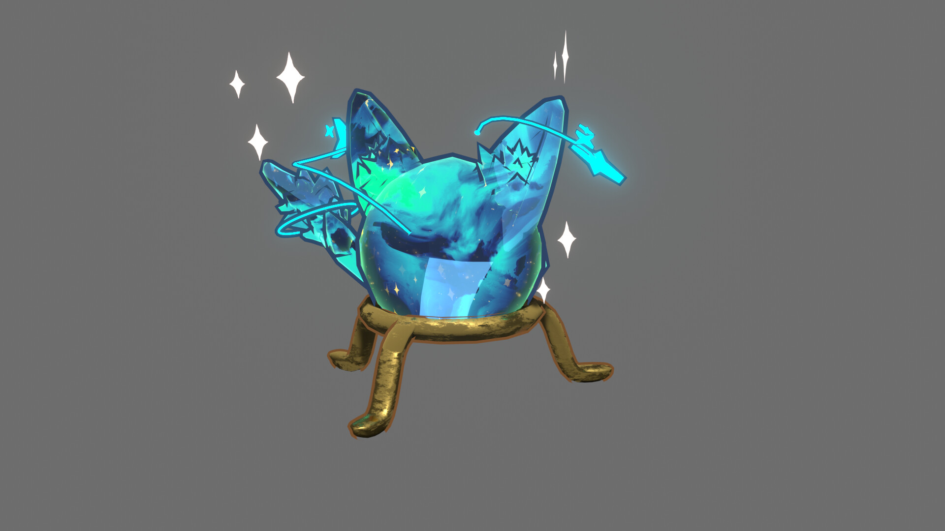 ArtStation - Crystal Cat Orb