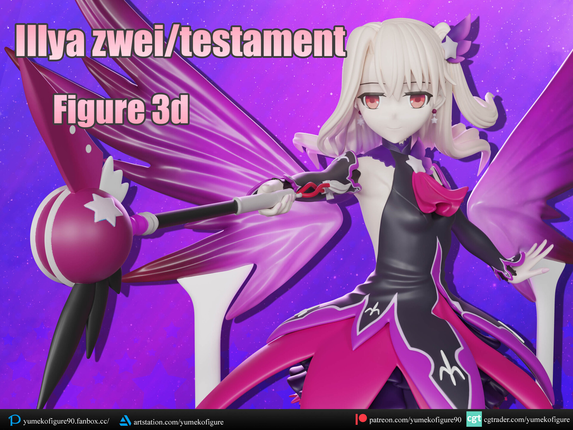 ArtStation - Illya zwei/testament figure 3d