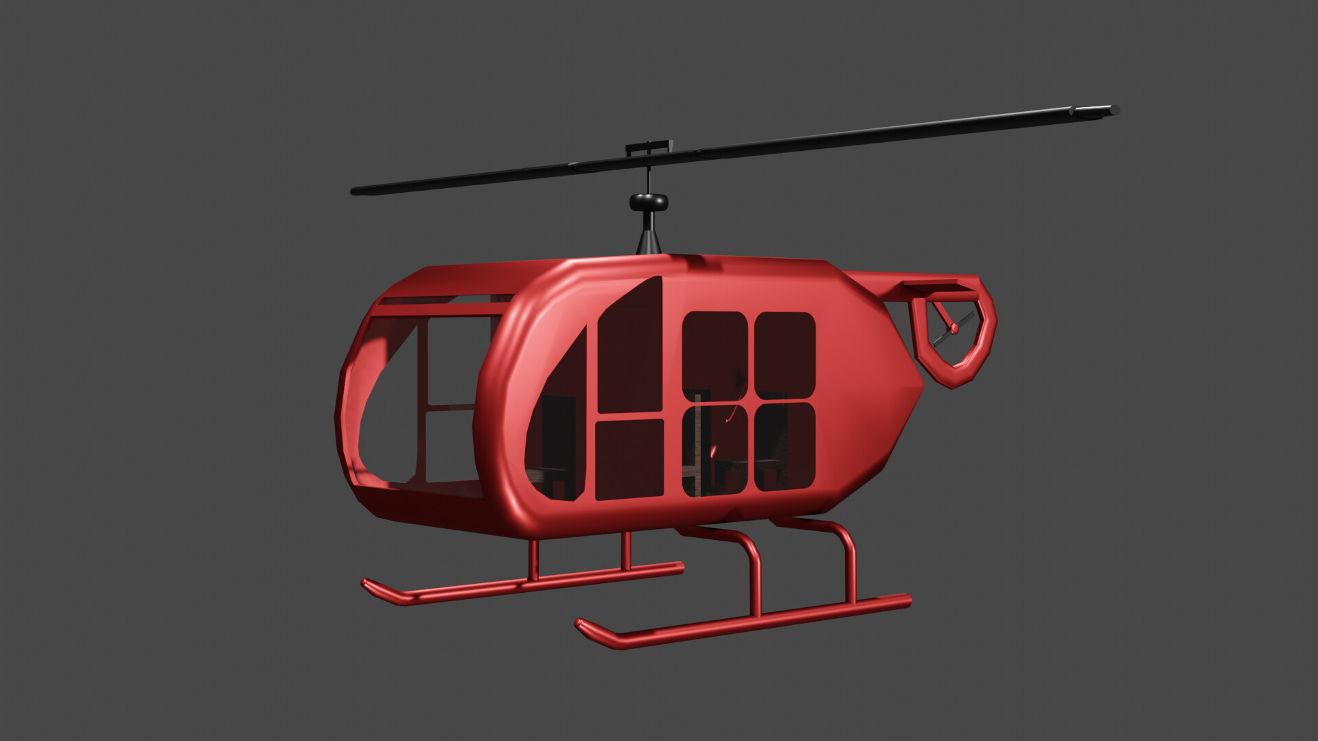 ArtStation - Fiat 7002 Helicopter Blender