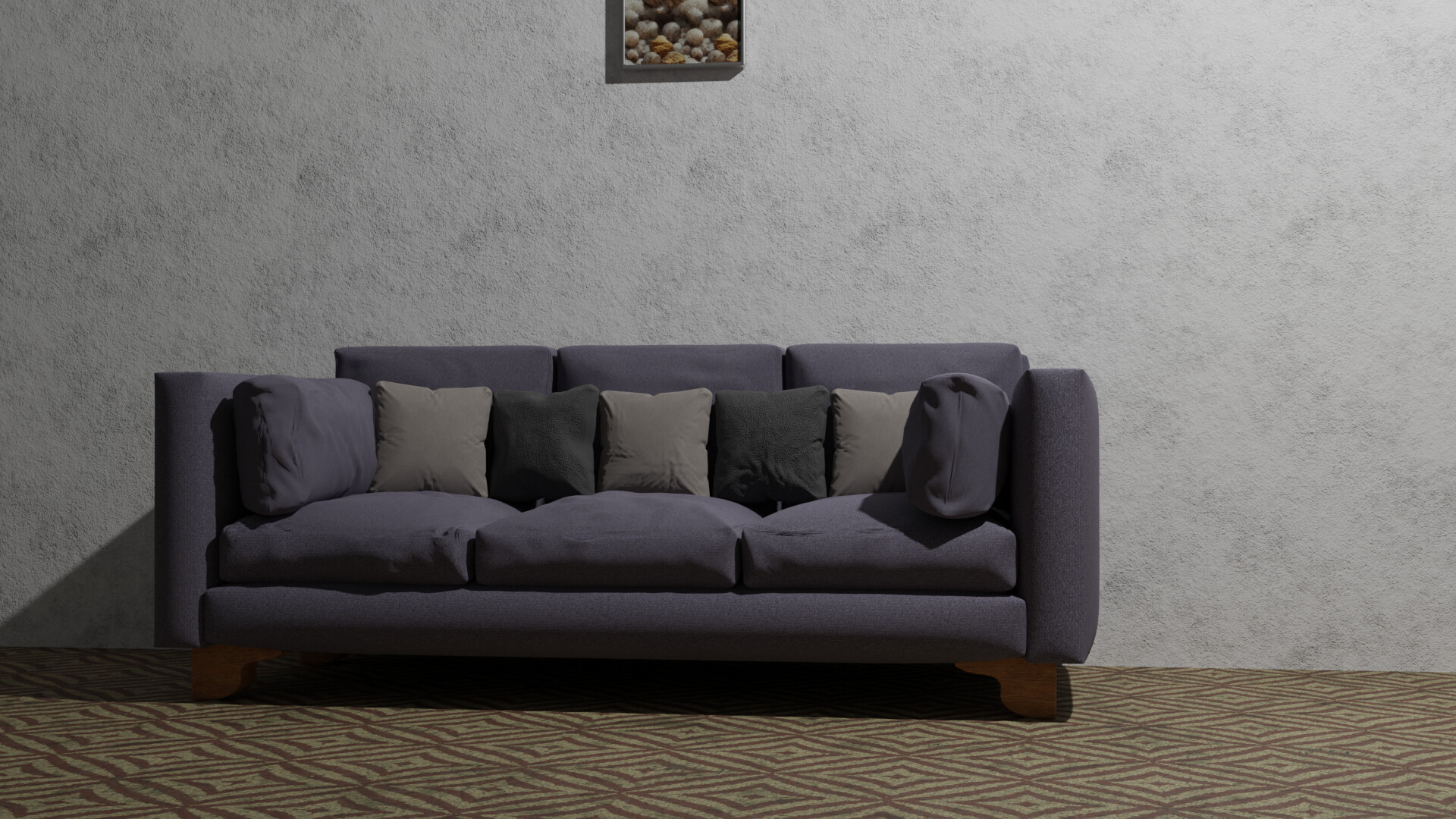 ArtStation - Realistic Sofa #ImproveMySkills