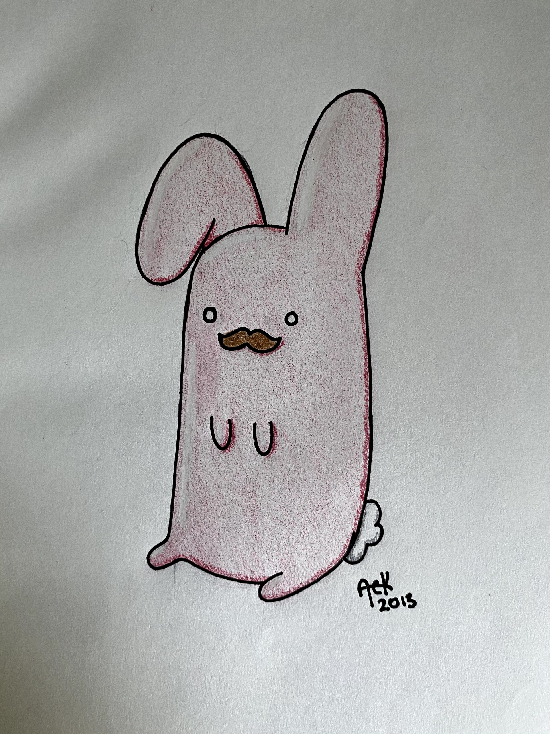 ArtStation - mustache bunny