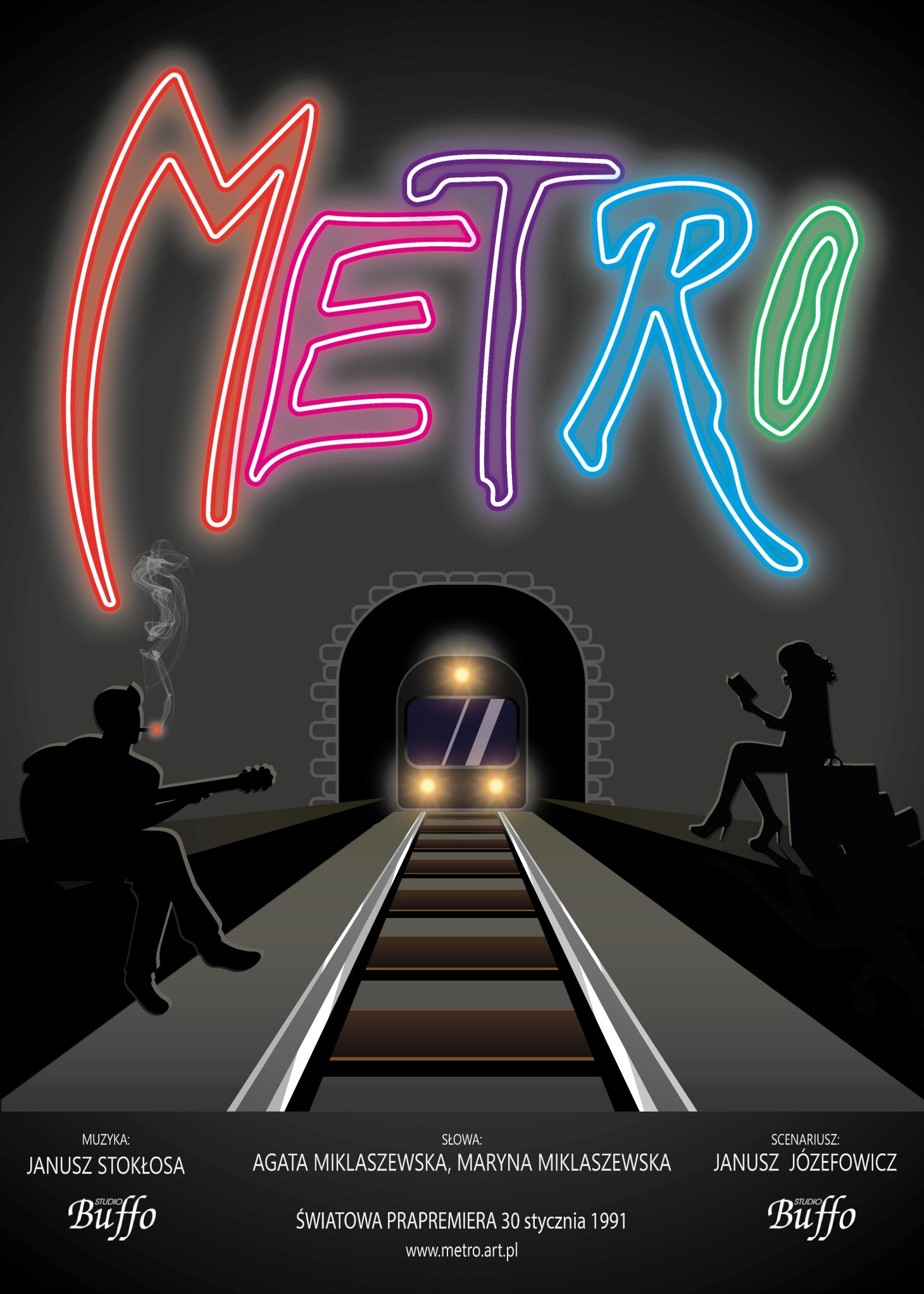 ArtStation - Metro Musical Poster