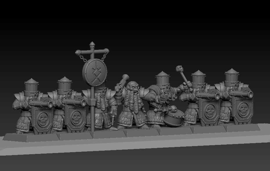 ArtStation - 3D modeling, Infernal Dwarves