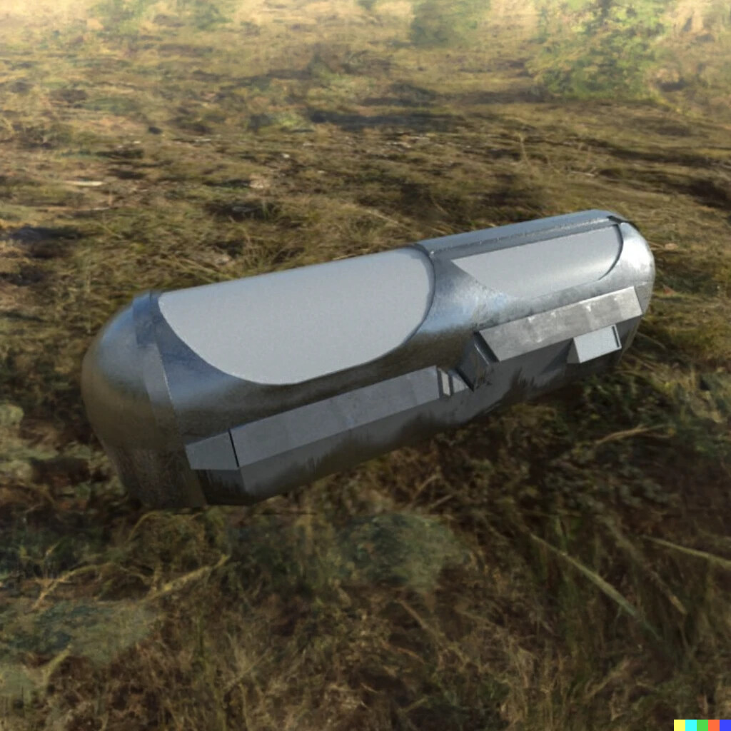 ArtStation - Human Capsul model low poly