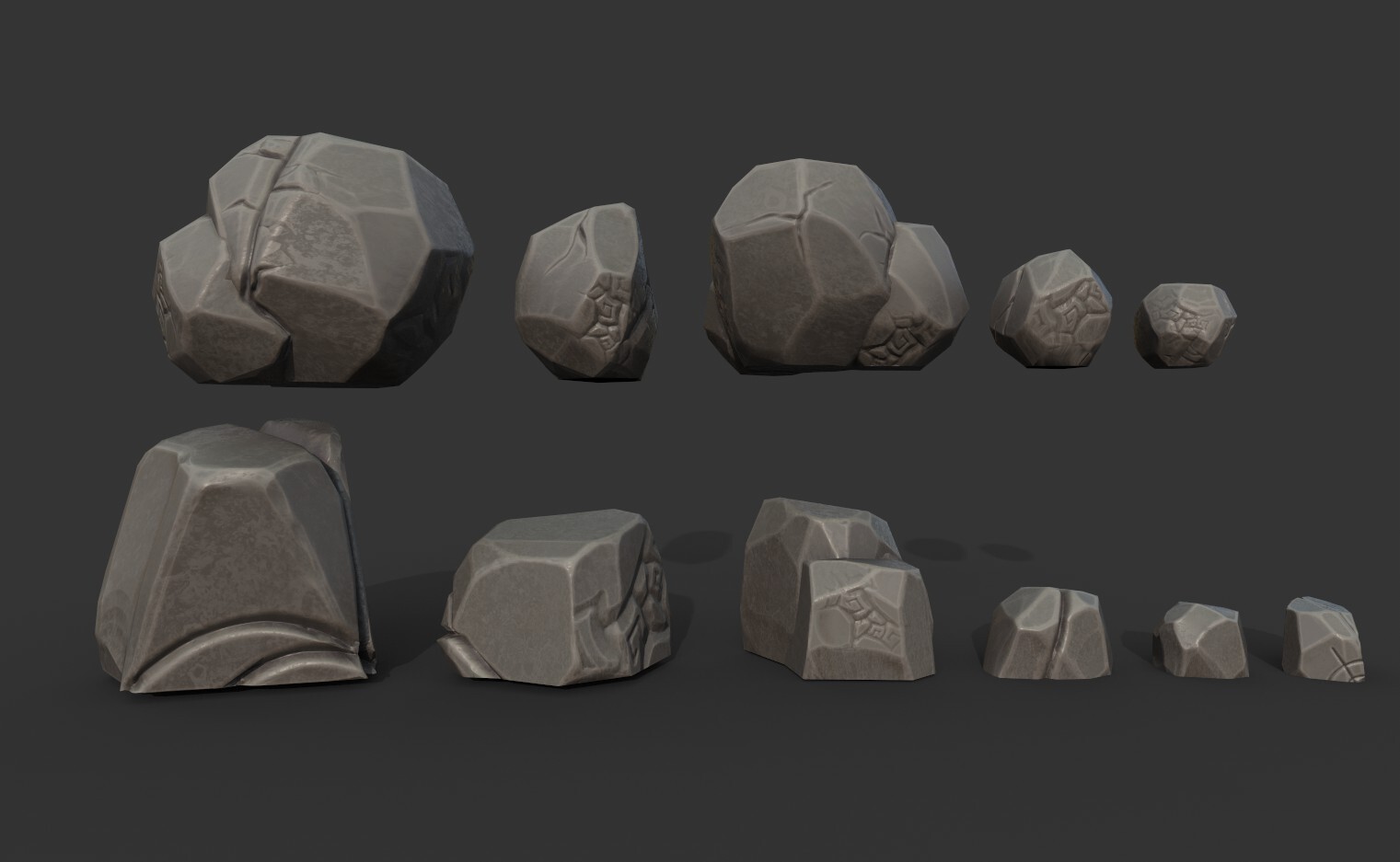 ArtStation - Stylized Rock