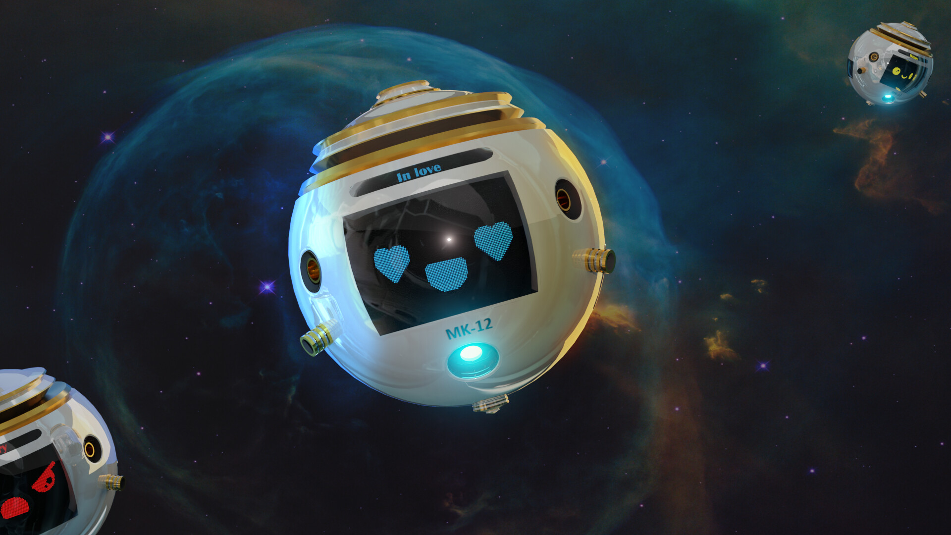 ArtStation - Robot in space