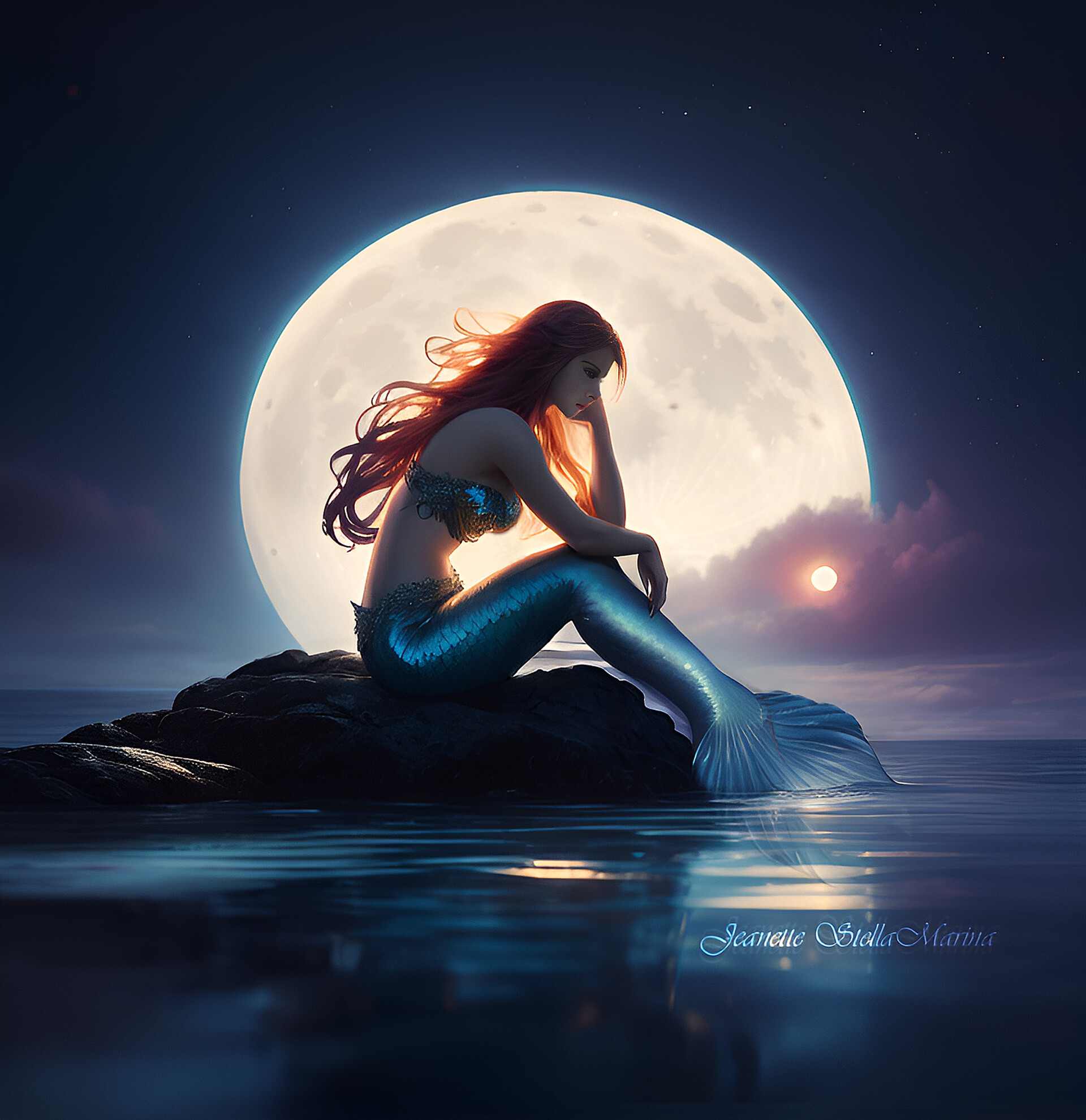 ArtStation - The Sad Melody of the Siren