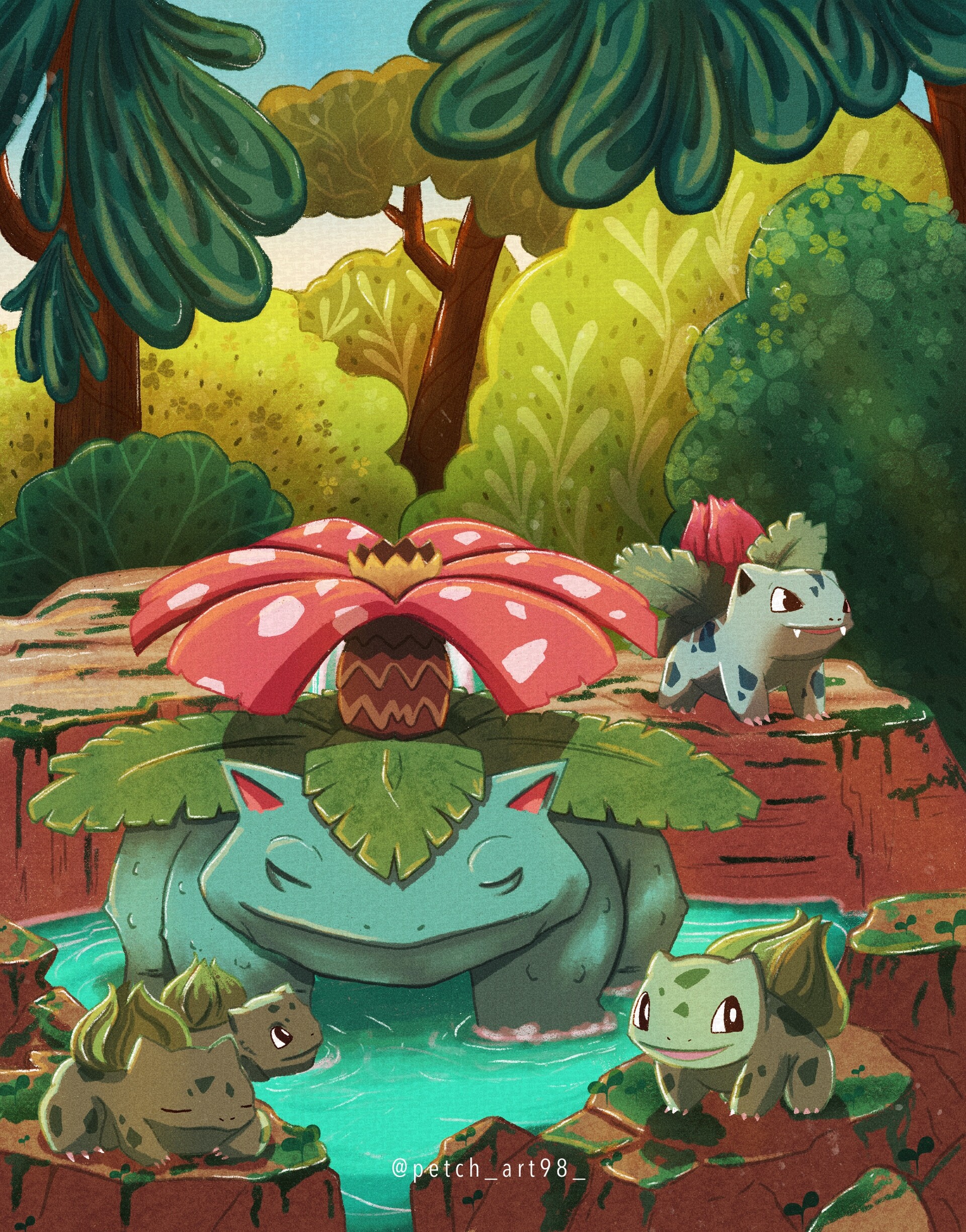 ArtStation - Pokemon habitat 01