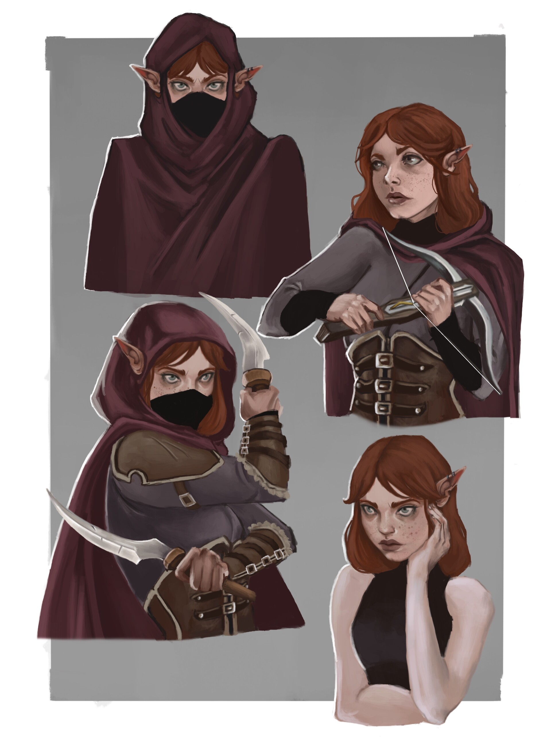 ArtStation - Halfling sketches
