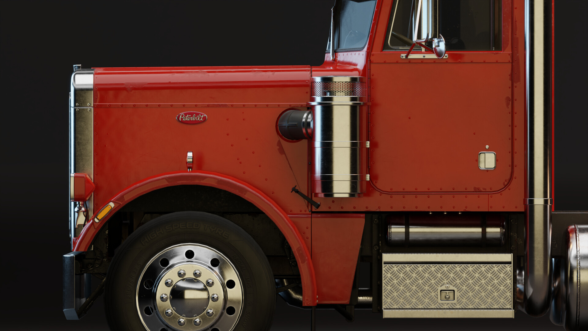 NotAnotherApocalyptic Co. - 1987 Peterbilt 359 Daycab