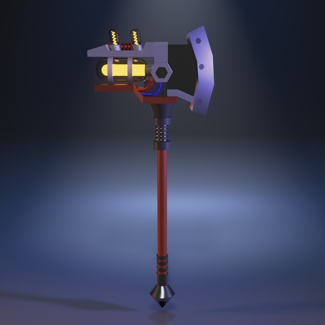 ArtStation - axe cyberpunk