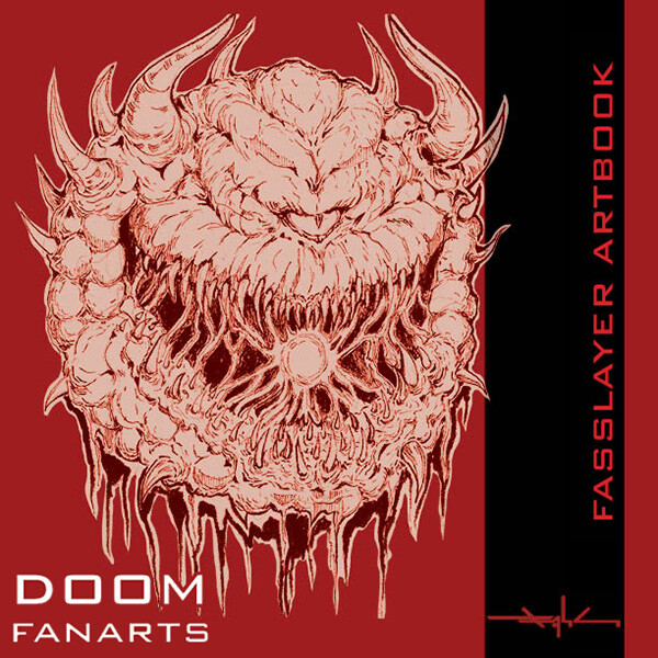 Fernando Santibáñez - artbook cover - doom fanarts