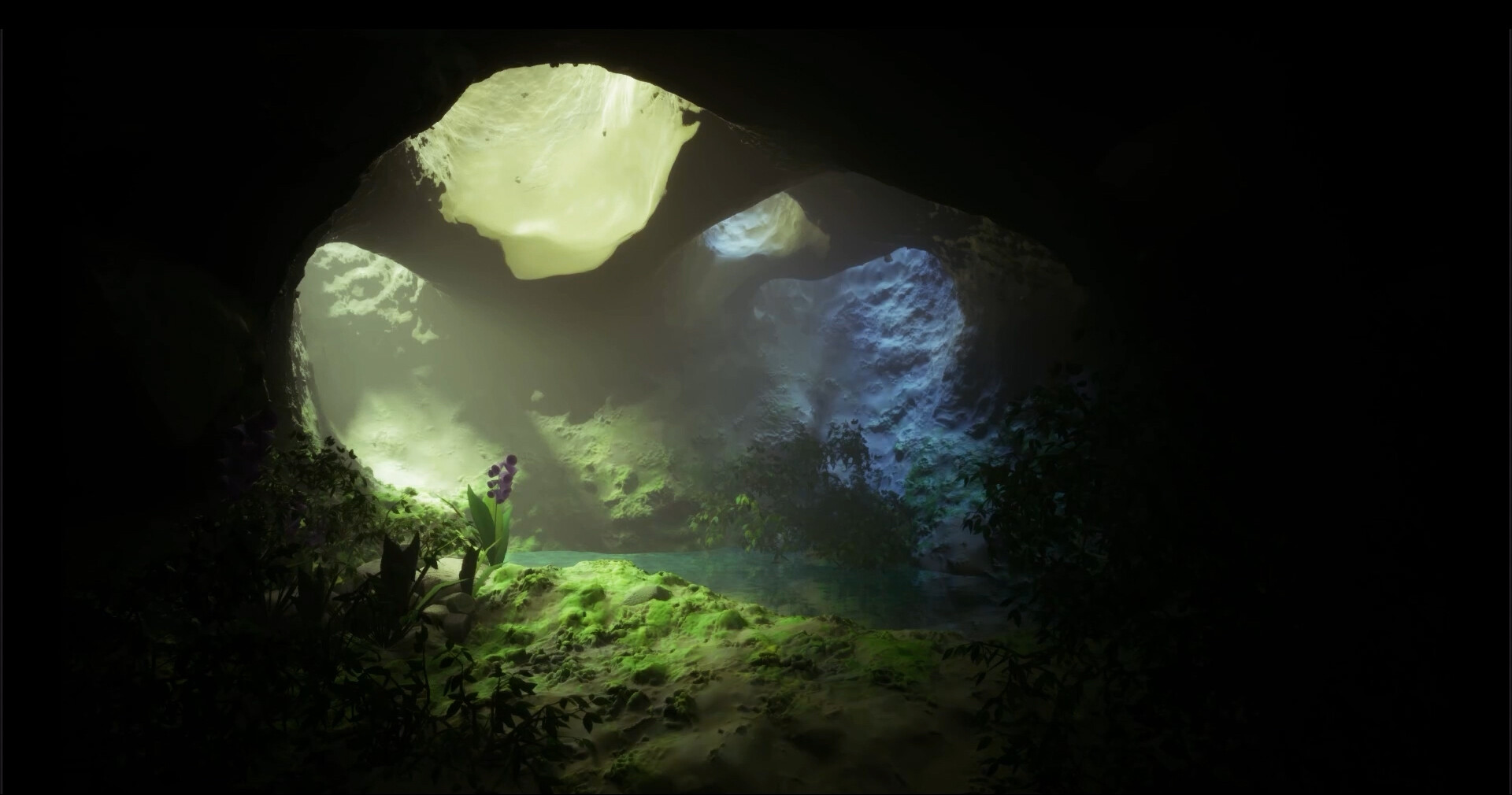 ArtStation - Unreal 5 - Cave scene