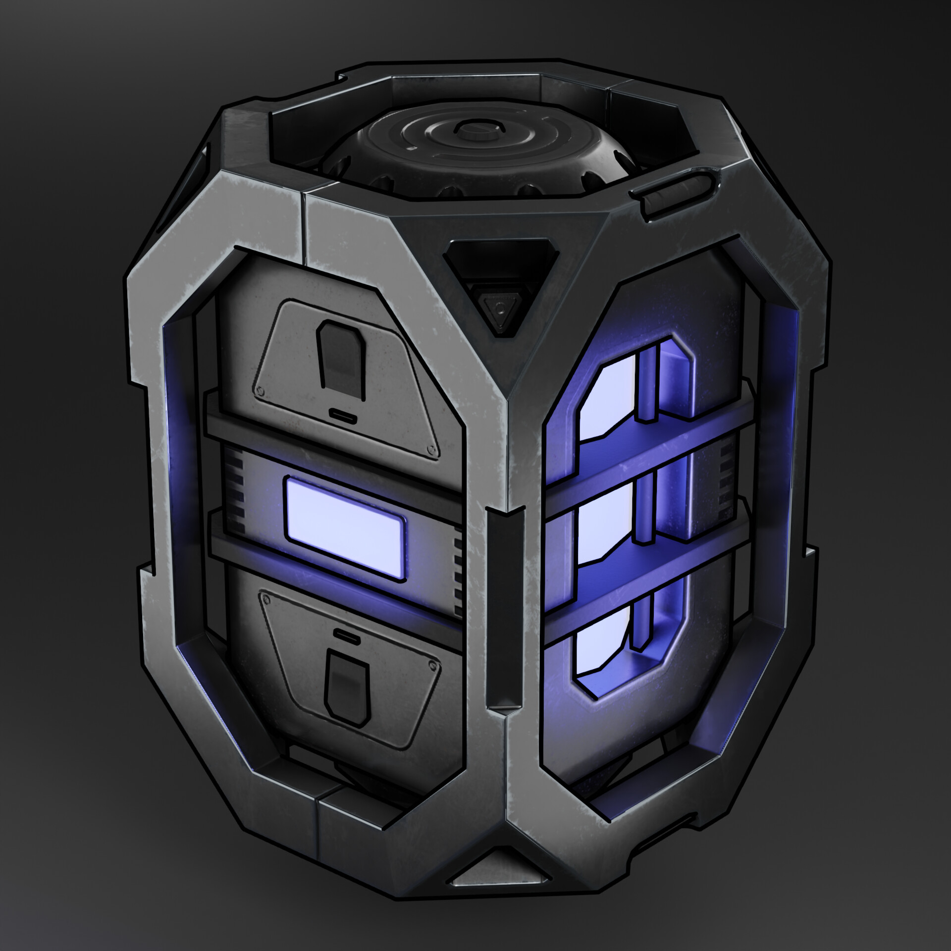 ArtStation - Sci-Fi Box Asset