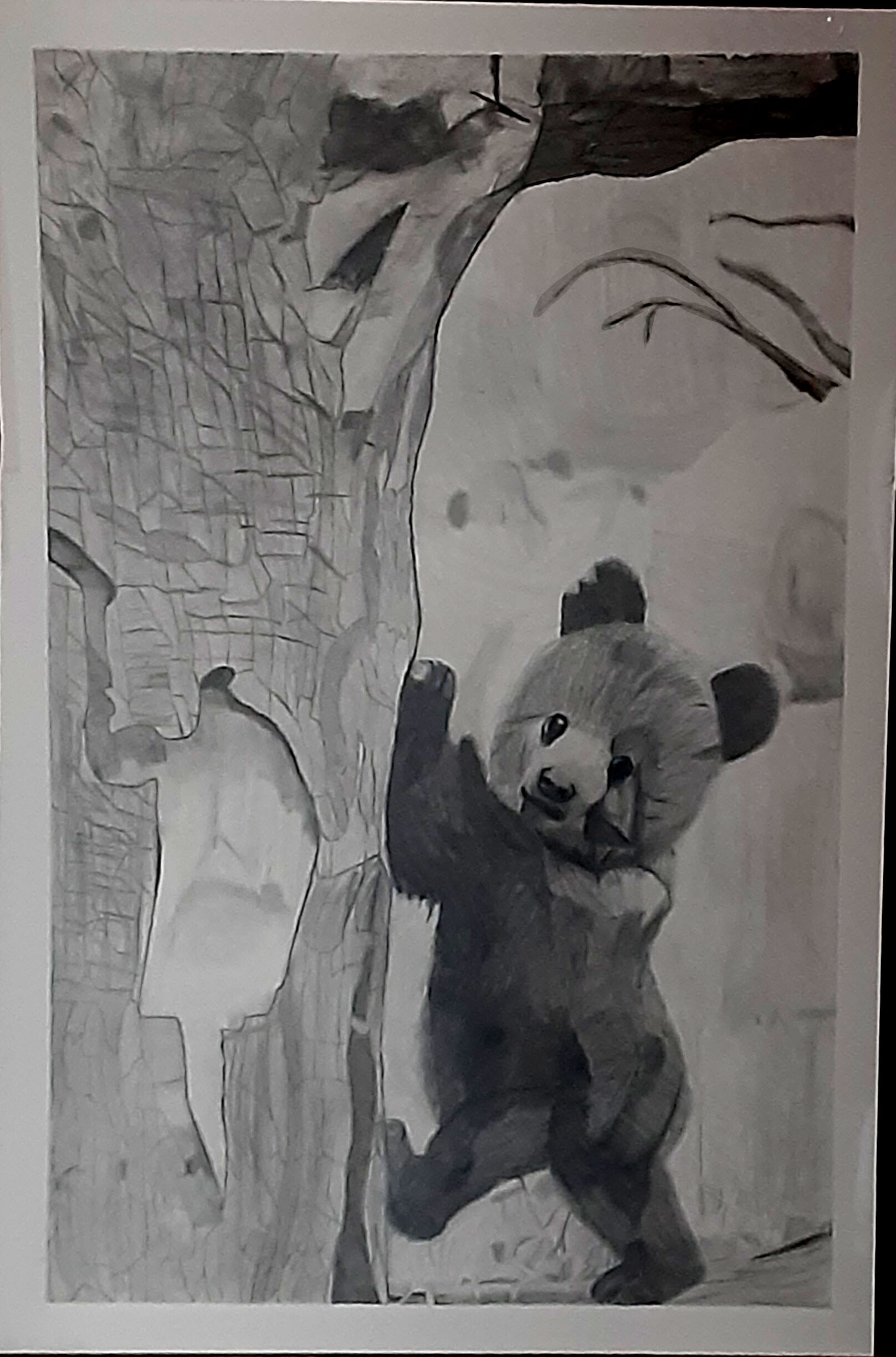 ArtStation - Cub Climbing a Tree